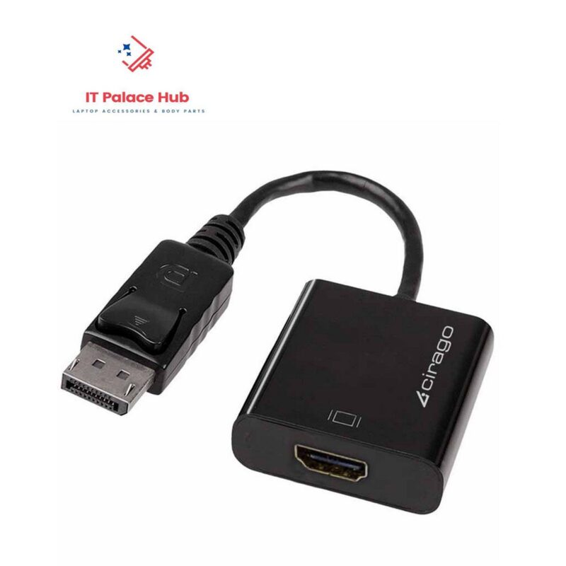 Display port to HDMI Adapter Dp(Port) Male to HDMI Female Converter ...