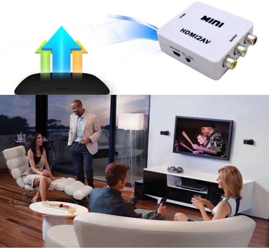 HDMI to AV Video Adapter HDMI to AV Converter HDMI to AV Cable – IT Palace Hub
