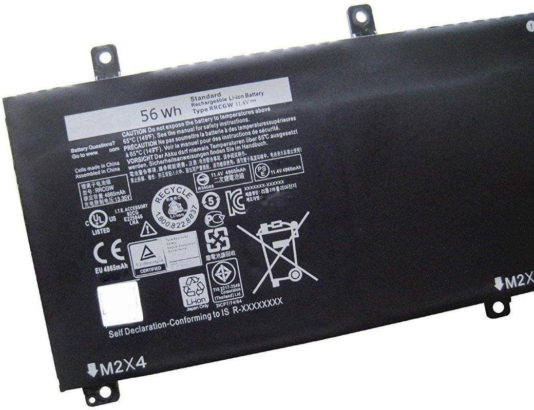 RRCGW Dell Laptop 3 Cell Battery 56Wh For Precision 5510 5520 5530 ...