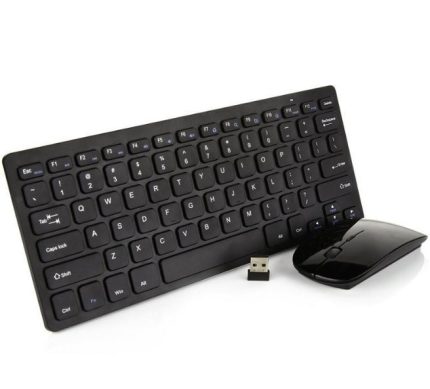 Wireless 2.4GHz Mini Plug And Play Combo Mouse Or Keyboard – Black – IT ...