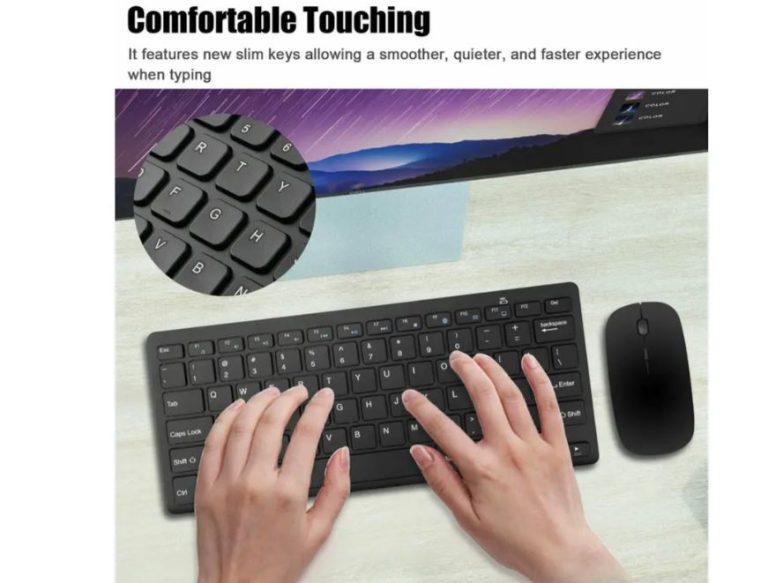 Wireless 2.4GHz Mini Plug And Play Combo Mouse Or Keyboard – Black – IT ...