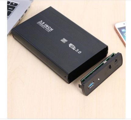 System Hard Portable 3.5 Inch SSD HDD Disk Hard Drive Case For USB 3.0 ...