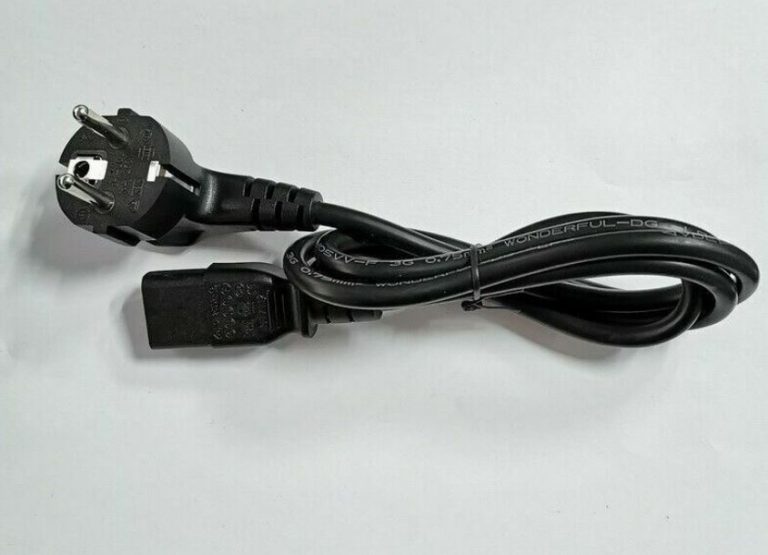 New Computer Power Supply PC Power Cord 1.5M Cable 2 prong EU Power ...