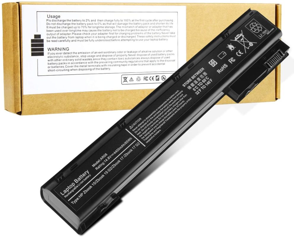 Laptop 8 Cell Battery for HP ZBook 15 17 G1 G2 Series PN: AR08 HSTNN ...