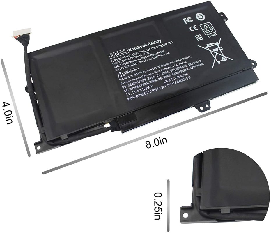 PX03XL Battery HP Envy 14 Touchsmart M6 -K Series P/N : 715050-001 ...