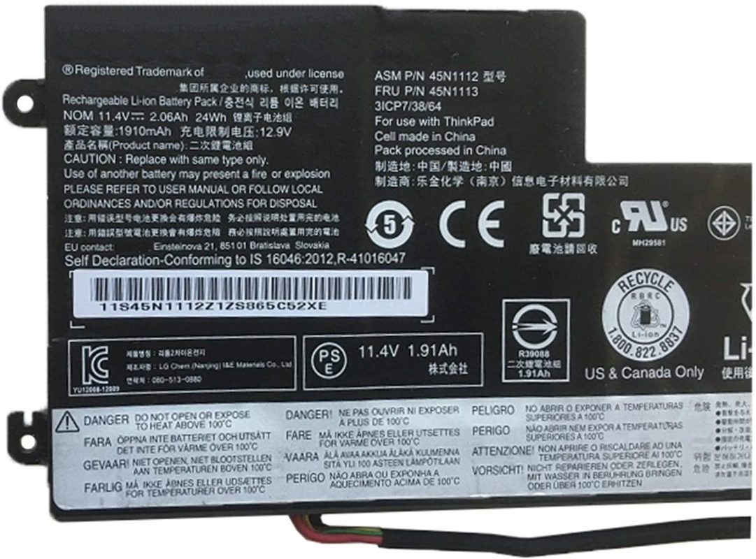 Lenovo ThinkPad Internal Laptop Battery For 3 Cell A275 T440 T440S T450 ...
