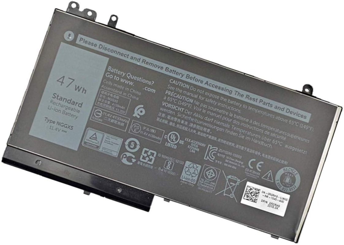 NGGX5 Dell Latitude 14 E5470 Series Laptop 3 Cell Battery 11.4V P/N ...