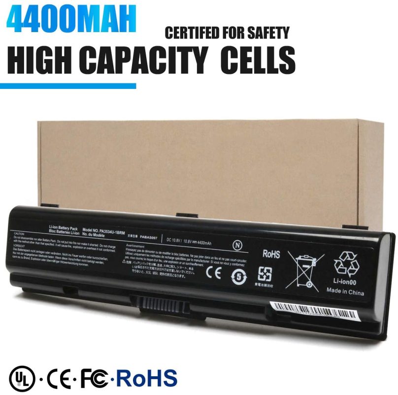 PA3534U-1BRS Laptop 6 Cell Battery for Toshiba Satellite A300 A305 ...