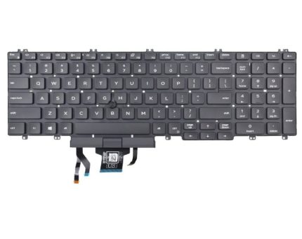 Laptop Keyboard with Backlight US Layout Dell Latitude 5500 5501 5510 ...