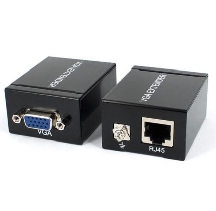 VGA Female To RJ45 CAT 5 CAT 6 Female Signal Extender Network Adapter ...